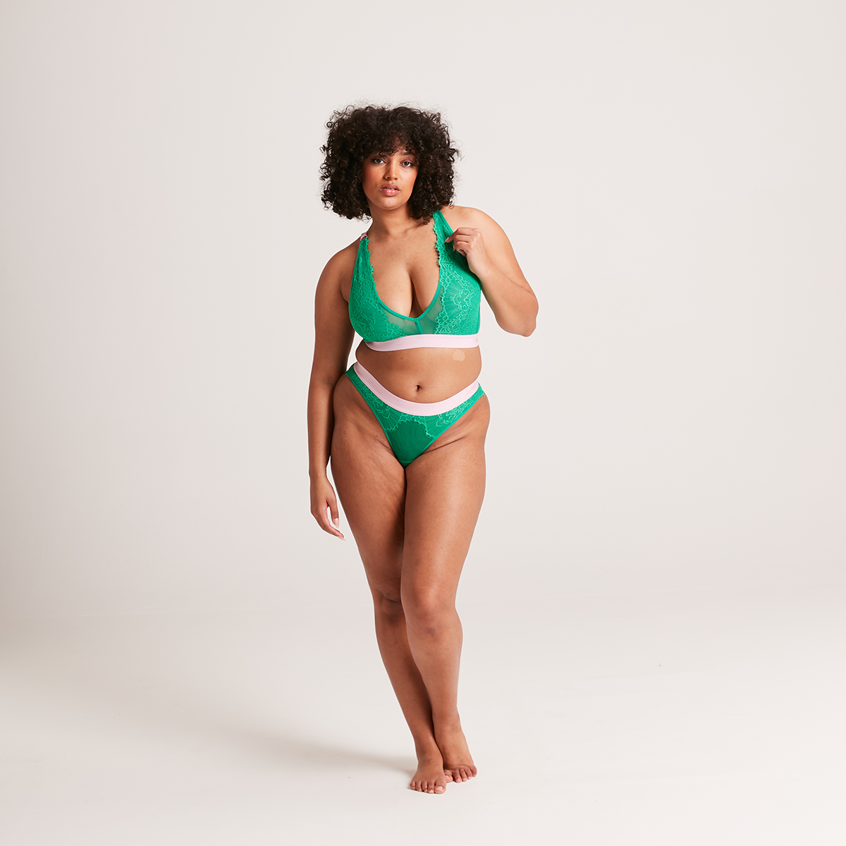 Synergy Fuller Cup Bra - Emerald | Wireless Bras by Lemonade Dolls - Lemonade Dolls